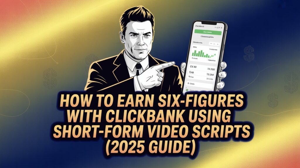 How to Earn Six-Figures with ClickBank Using Short-Form Video Scripts (2025 Guide) - Smart ...